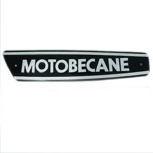 Paire de Monogrammes "Motobécane" Noir Gris pour les Mobylettes ...